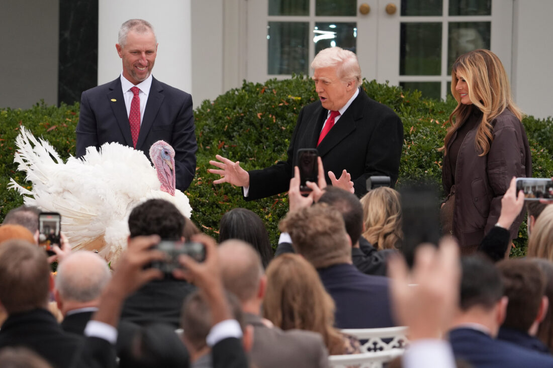 Trump spares turkeys — but not his political opponents — at annual ...